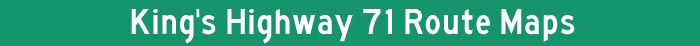 Ontario Highway 71 Route Map - The King's Highways of Ontario