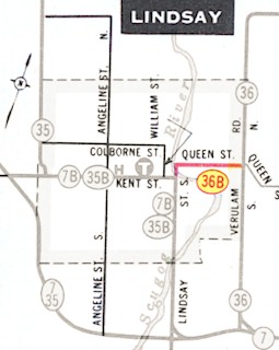 Ontario Highway 36B Route Map - The King's Highways of Ontario
